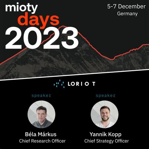 Loriot On Linkedin Mioty Lorawan Mioty Miotydays Iot