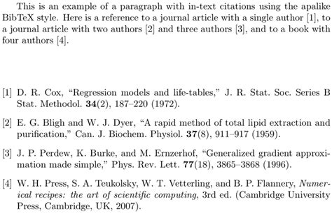 Bibtex Osajnl Bibliography Style Examples