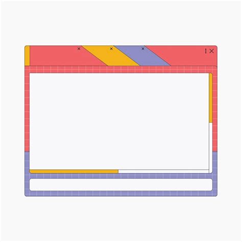 Premium Vector Colorful Retro Ui Window Element
