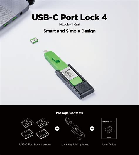 Smart Keeper USB C Port Locks With Key 26