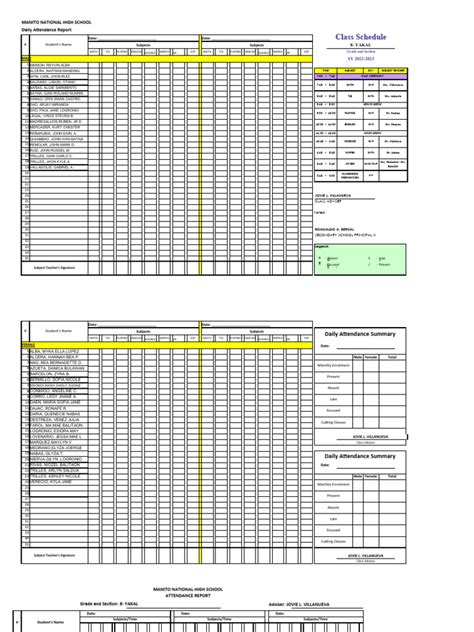 Students Attendance Pdf