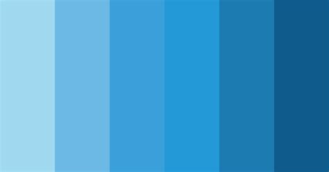 Sky Blue Shades Color Palette Colordrop