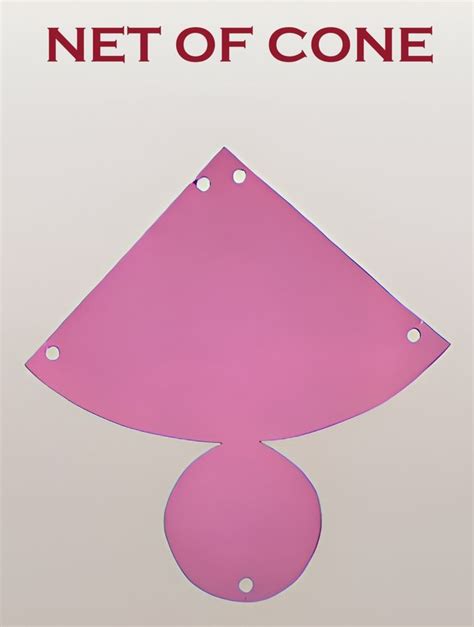 Net Of A Cone Pull Up Nets In 2025 Math Projects Math Crafts Printable Diy Crafts