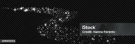 흰색 별이 있는 조명 효과 투명한 배경에 Png로 반짝이가 빛납니다 마법의 반짝임 바람길 광택 먼지 벡터 효과 그림입니다 시각 효과 번쩍이는에 대한 스톡 벡터 아트 및 기타