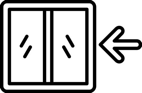 Emergency Exit Door Vector Icon 20488005 Vector Art At Vecteezy