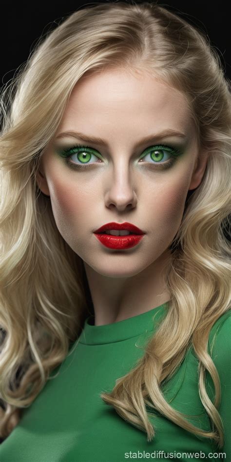 Hyper Realistic Blonde Woman Stable Diffusion Online