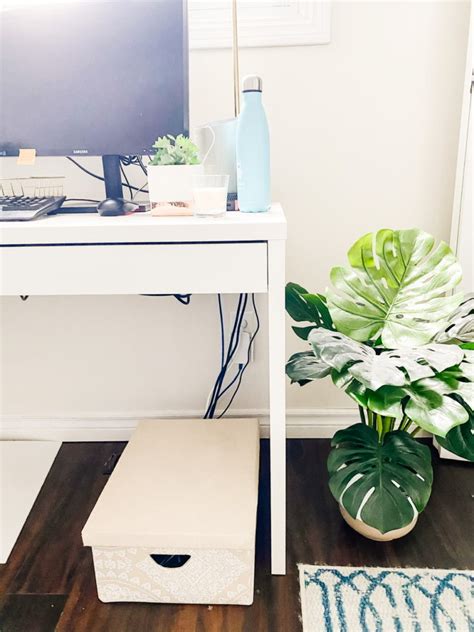 EASY AFFORDABLE WAY TO HIDE COMPUTER CORDS Life Happened