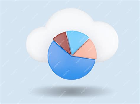 Premium Photo Analytics Cloud Computing Concept 3d Render Illustration