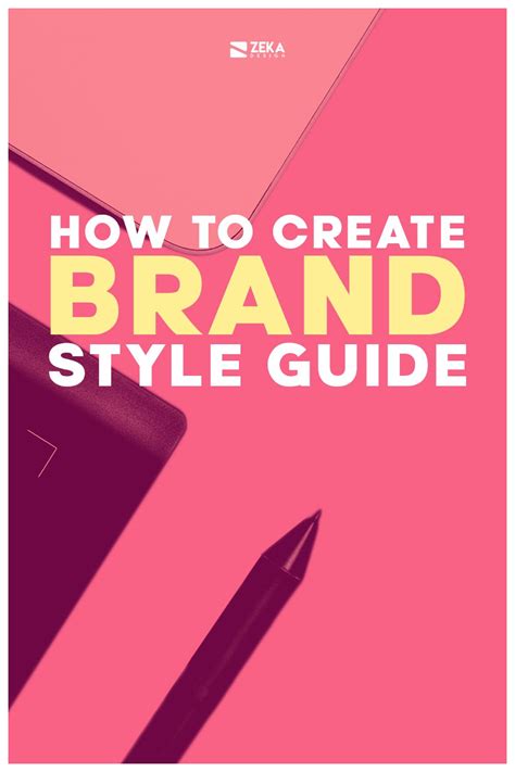 Graphic Design Tutorial On How To Create A Brand Style Guide Branding