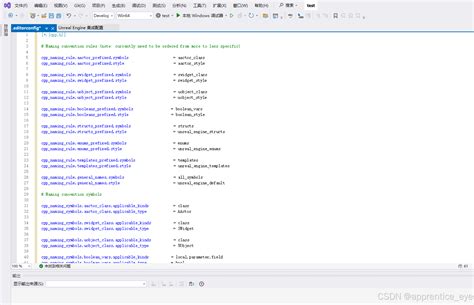ue5 c 项目的配置 unreal engine 命名约定检查器状态 csdn博客