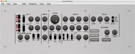 Unofficial Korg Minilogue Patch Editor Synthtopia