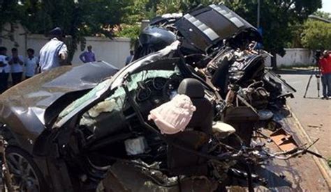 Car Crash Audi R8 V10 Spyder Crashes In Johannessburg