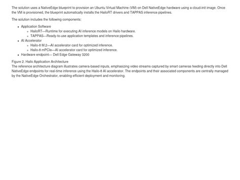 Architecture Overview Dell Nativeedge With Hailo Blueprint Guide Dell Technologies Info Hub