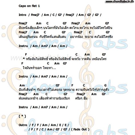 เหงาคอร์ด คอร์ด เหงา Asss