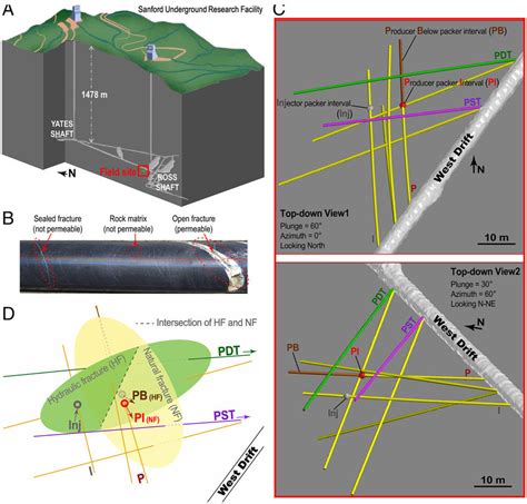 Location Borehole Configuration And Permeable Fracture Network At The Download Scientific