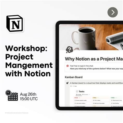 notion masterclass build a project manager with notion step by step