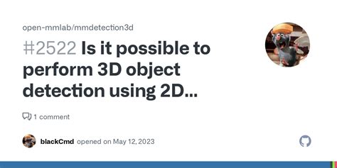 Is It Possible To Perform 3d Object Detection Using 2d Images With