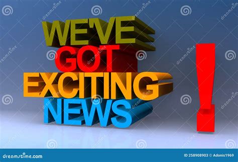 Exciting News Banner Design Vector Illustration 223552782