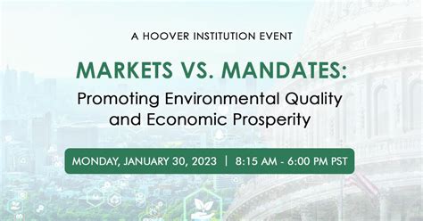 Markets Vs Mandates Promoting Environmental Quality And Economic