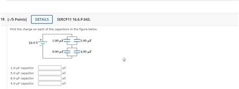 Solved Find The Charge On Each Of The Capacitors In The Chegg