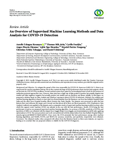 Pdf An Overview Of Supervised Machine Learning Methods And Data