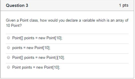 Solved Question 2 For The Same Class Public Class Point F