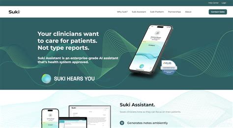 Suki Ai：医疗行业的智能语音助手，提升医生工作效率 Seektool Ai 目录