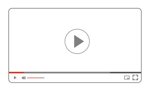 재생 버튼 탐색 아이콘 및 온라인 비디오 재생 창을 특징으로 하는 멀티미디어 비디오 플레이어 인터페이스입니다 벡터 일러스트 레이 션 Vcr에 대한 스톡 벡터 아트 및 기타