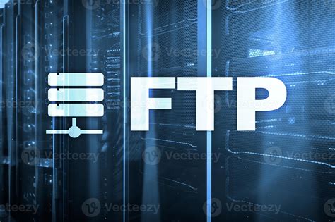 FTP File Transfer Protocol Internet And Communication Technology Concept Stock Photo