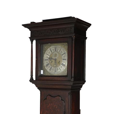 Antique Oak Longcase Clock John Royles As Is 18th C For Sale At 1stdibs
