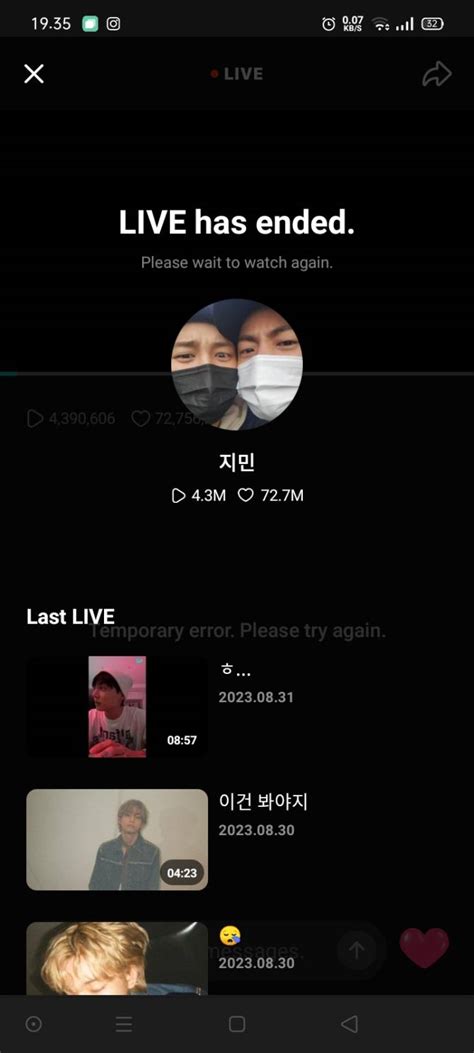 Bts Community Posts 라이브해주신 지민님 감사해요냐아~ 내일 또 오셨으면 좋겠어요 💜 💜