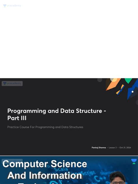 Programming And Data Structure Part Iii With Anno Pdf