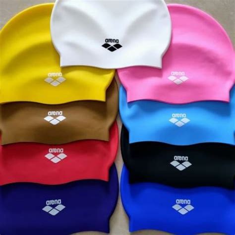 Arena Arena หมวกว่ายน้ําผู้หญิงกันน้ํา No Slim ผมยาวผู้ใหญ่ซิลิโคนแฟชั่นสีทึบหมวกว่ายน้ําผู้ชาย