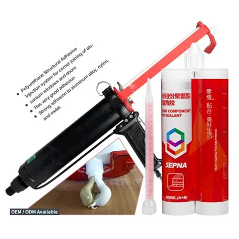 Two Component Polyurethane Adhesive Sealant For Windowanddoor Corner Angle Two Component