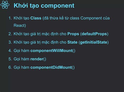React Js Component Specs And Lifecycle Ppt