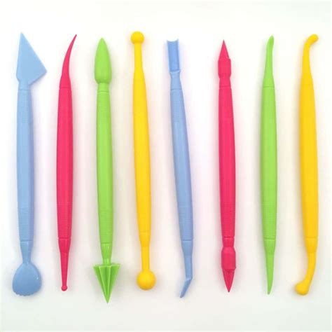 Set Of 8 Double Headed Tools For Sugar Paste