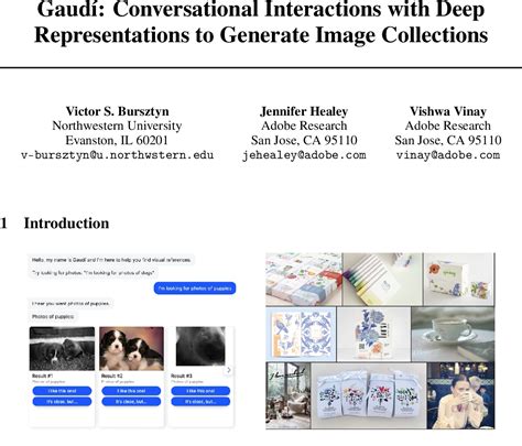 Figure 1 From Gaudí Conversational Interactions With Deep Representations To Generate Image