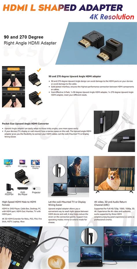 HDMI 2 1 Adapter 8K Coupler HDTV Female To Female Extender Converter Joint Extension 4K 1080p