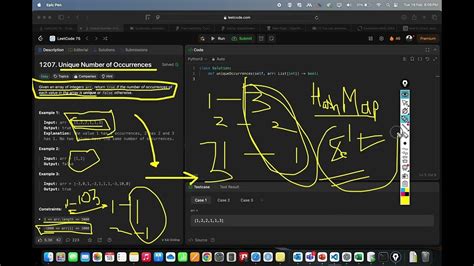 Leetcode 75 Hashmapset 1207 Unique Number Of Occurrences Youtube