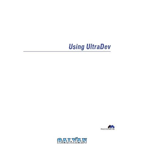 با استفاده از Ultradev وبلاگ کتابخانه دیجیتال بلیان