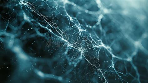 The Image Is A Microscopic View Of A Neural Network The Intricate Connections Between The