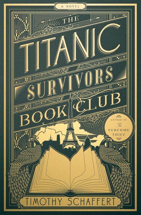 Timothy Schaffert The Titanic Survivors Book Club” Book Party Book