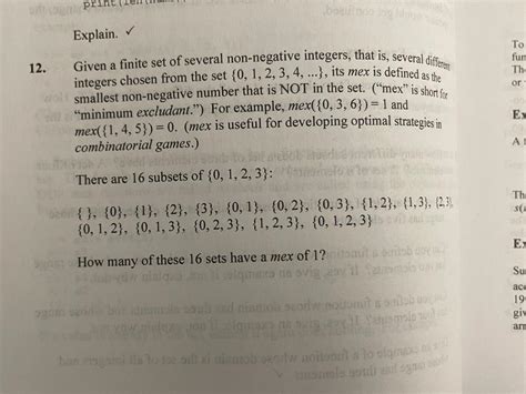 Solved 10 Devise A Function Whose Domain Is The Set Of