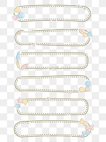 A Long Line With Stars And Clouds On It As Well As The Lines That Are Drawn