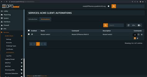OPNSense Deploy Lets Encrypt Certificate To TrueNAS CORE Or TrueNAS