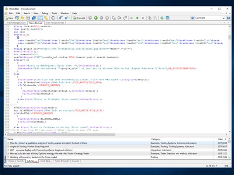 a custom expert advisor script or indicator for metatrader4 5 mql4 5 upwork