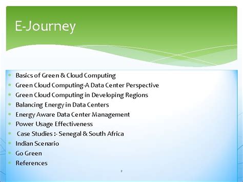 Green Cloud Computing A Data Center Approach Srikrishna