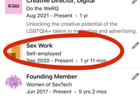 Woman LinkedIn User Proudly Explains Reason For Adding Sex Work As Experience Netizens React