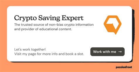 Crypto Saving Expert Passionfroot