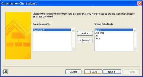 Create An Organisation Chart In Visio From An Excel Spreadsheet